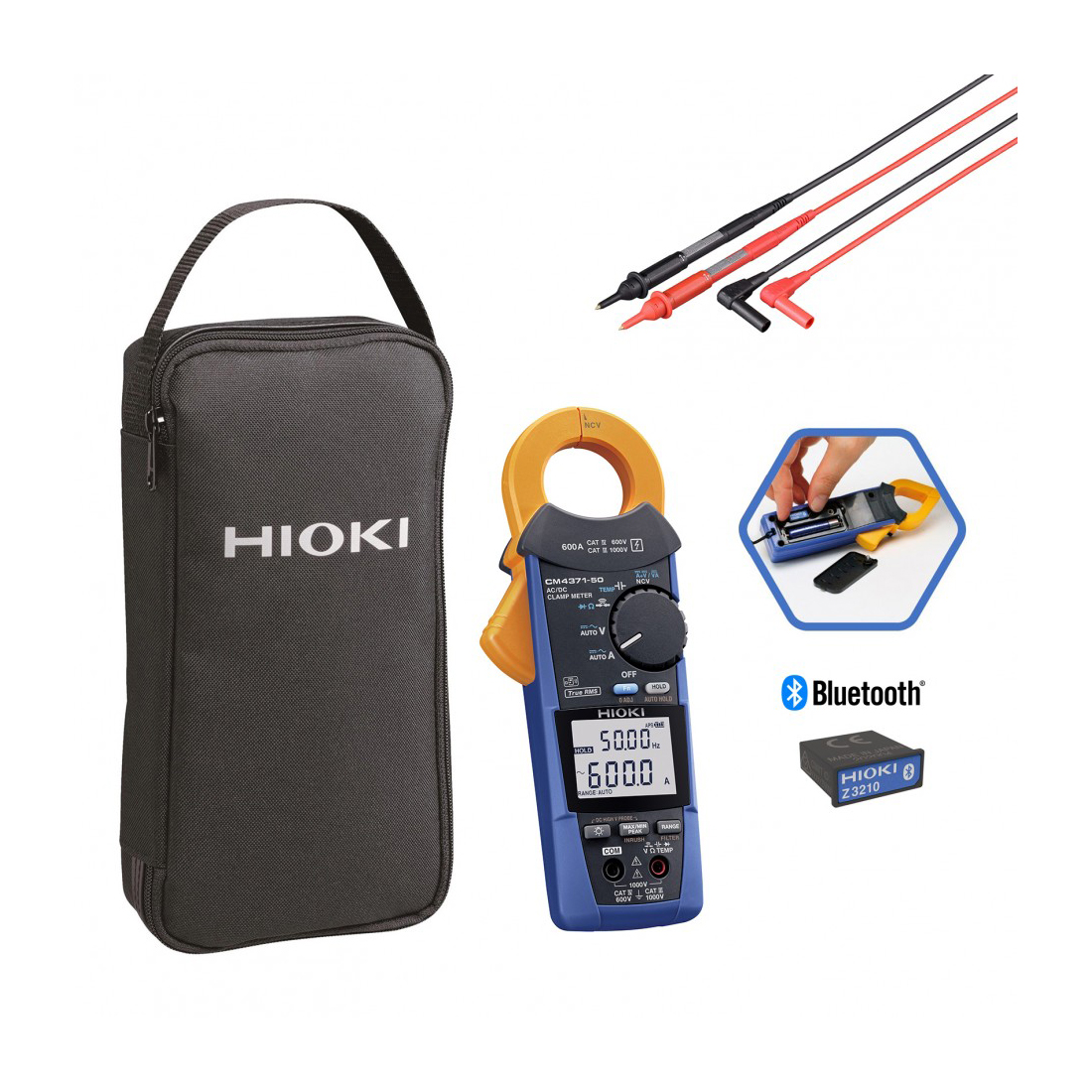 Ampe Kìm Đo Dòng AC/DC Hioki CM4371-50 KIT